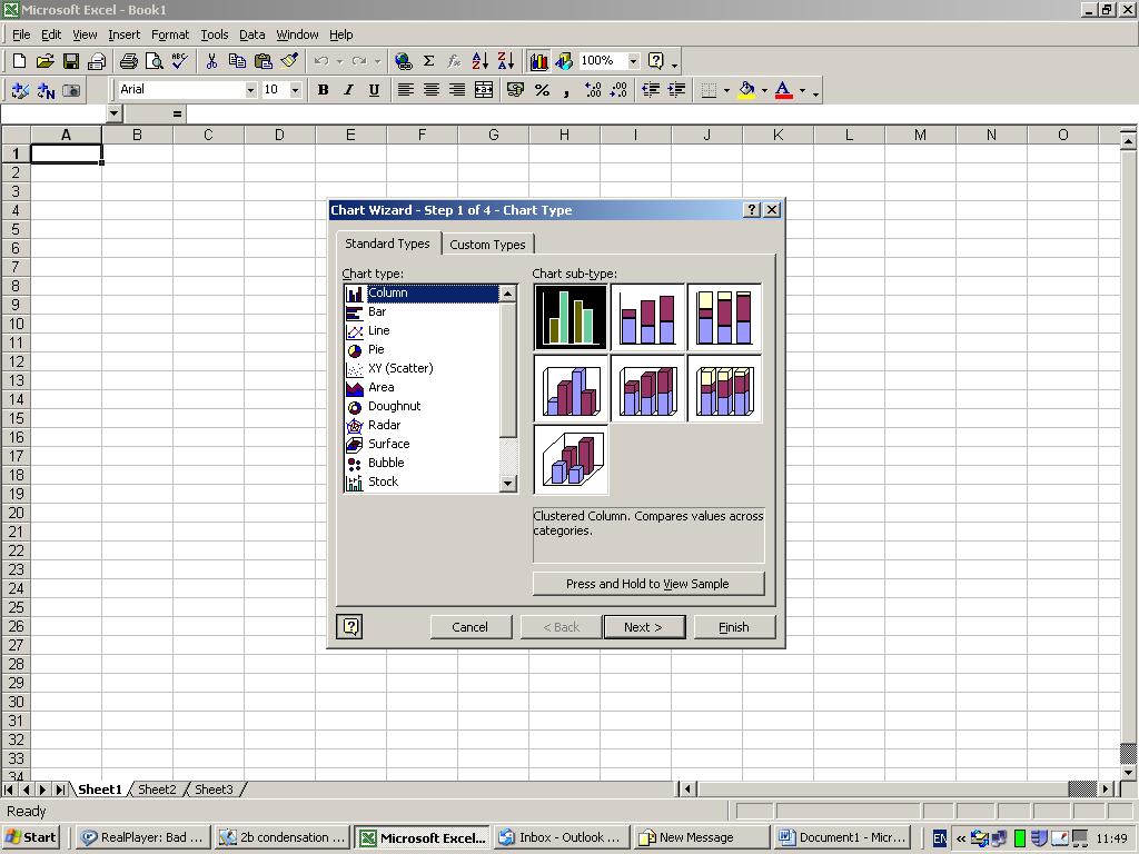 Excel 2007 Chart Types |﻿ How do you do....it?