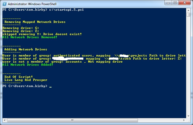 AD Group conditional startup script if anyone wants? - Scripts - EduGeek.net