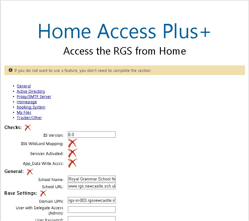 HAP Help |﻿ Home Access Plus+