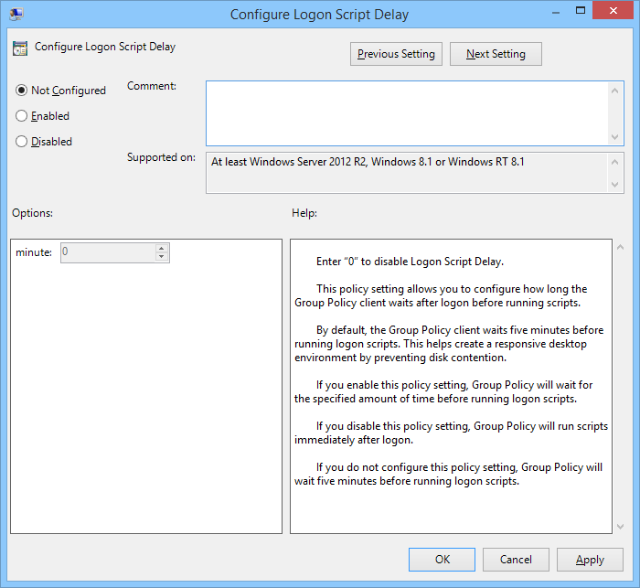Group Policy logon scripts are delayed by 5 minutes in Windows 8.1 - by ...