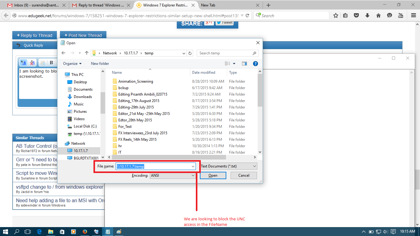 Windows 7 Explorer Restrictions or similar setup to new shell. |﻿ Windows 7