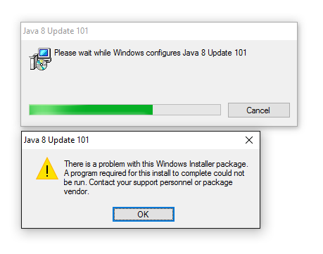 Java 8.101 MSI - Can't seem to get this working? |﻿ Windows 7