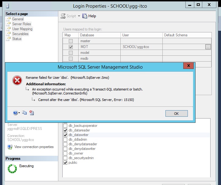 SQL Issue - O/S Deployment - EduGeek.net