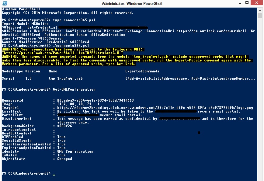 Office Message Encryption - Branding |﻿ Cloud Services