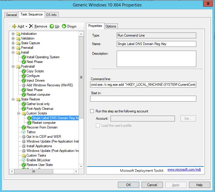 1803 MDT Domain Join issues - Windows 10 - EduGeek.net