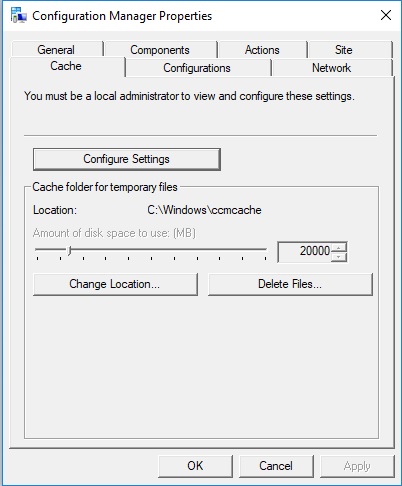 Sccm Client Cache Settings - Enterprise Software - EduGeek.net