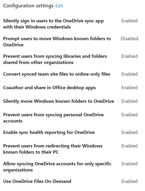 Intune - OneDrive Configuration - Want to throw Microsoft away! |﻿ Cloud Services